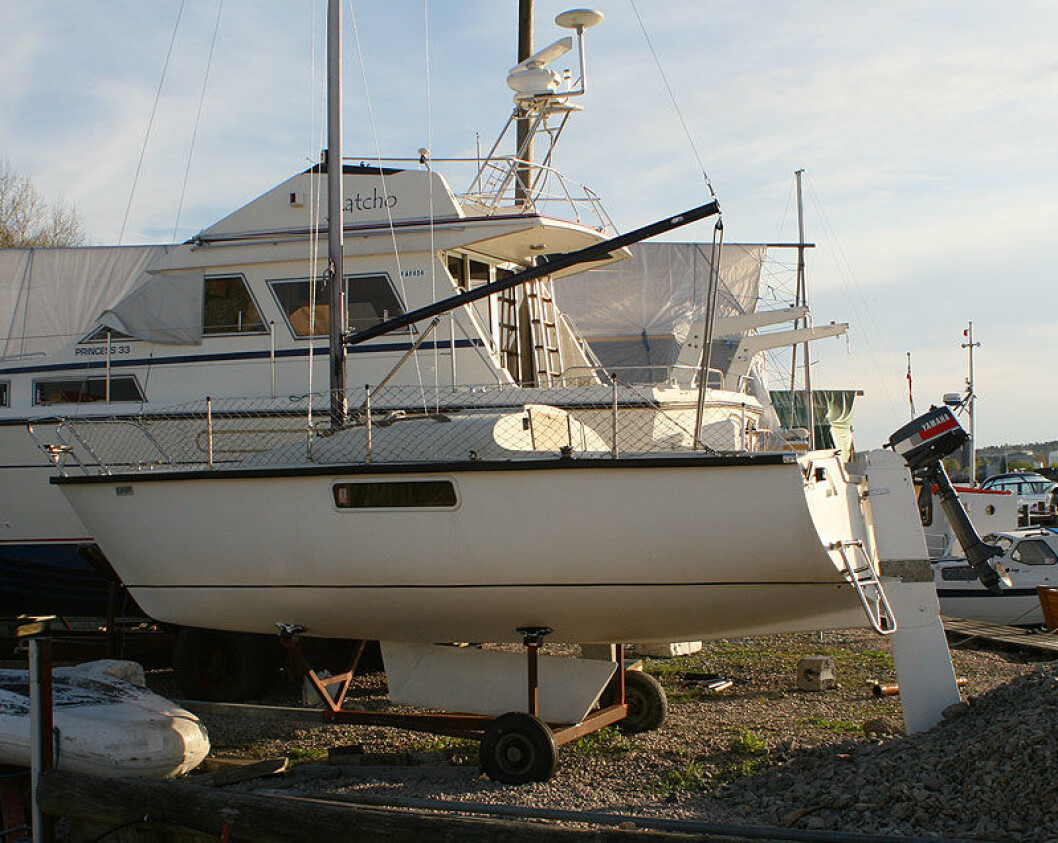 På vei til Asia i Albin 57